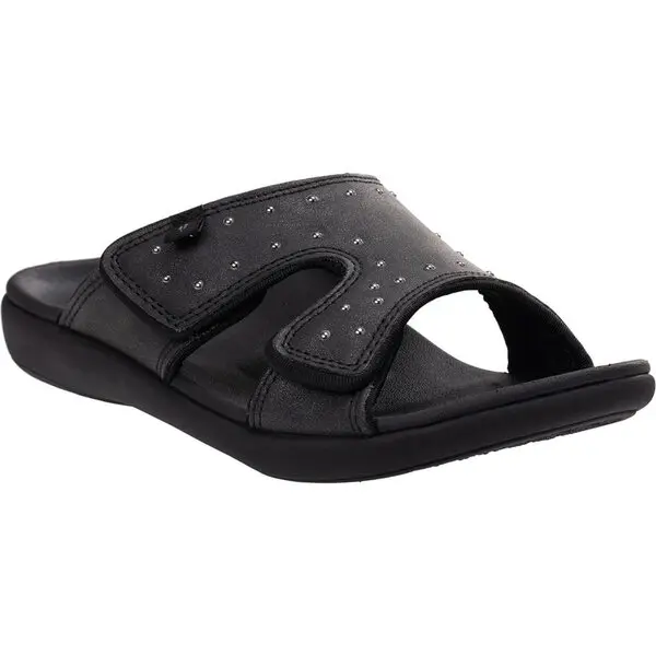REVITALIGN Kholo Fresca Slide Sandal - Black