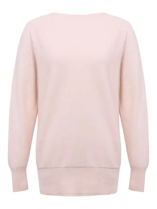CELTIC & CO. Geelong Wool Slouch Sweater - Peony
