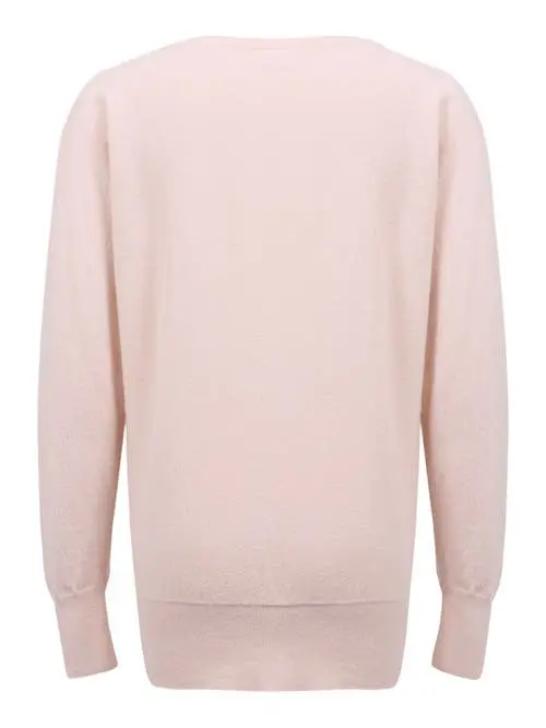 CELTIC & CO. Geelong Wool Slouch Sweater - Peony