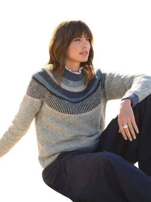 CELTIC & CO. Donegal Wool Sweater - Sage