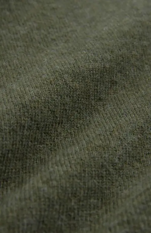 CELTIC & CO. Geelong Wool Slouchy Turtleneck Sweater - Olive