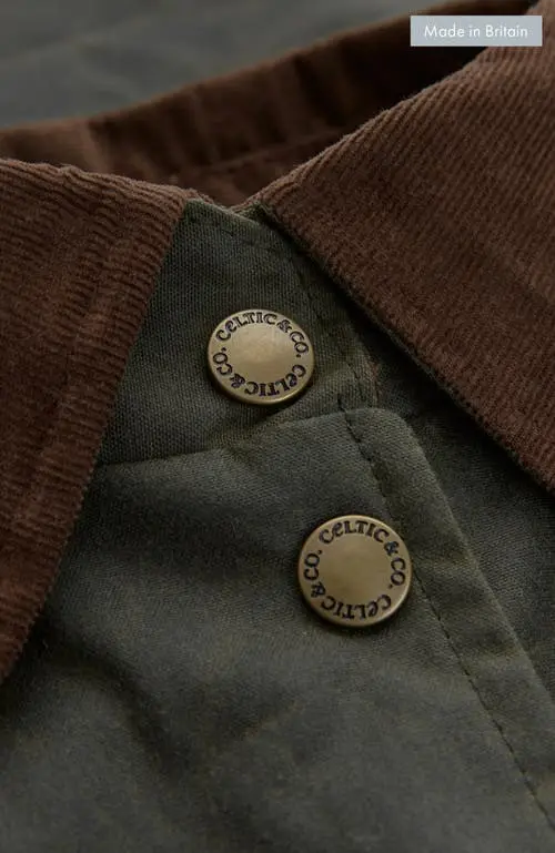 CELTIC & CO. Wax Cotton Overshirt Jacket
