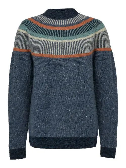 CELTIC & CO. Donegal Wool Sweater - Indigo