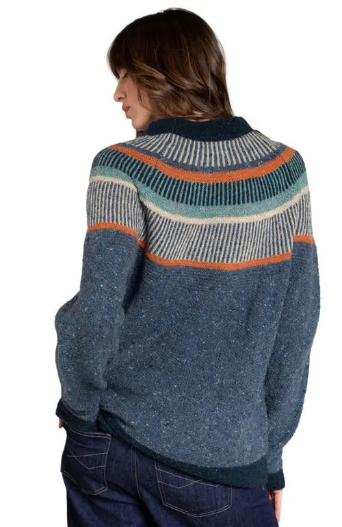 CELTIC & CO. Donegal Wool Sweater - Indigo