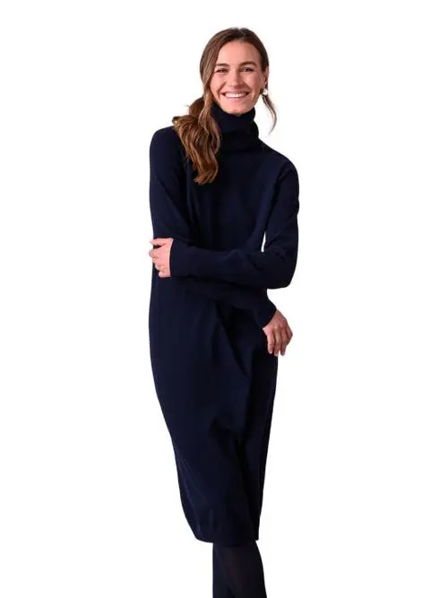 CELTIC & CO. Supersoft Midi Turtleneck Dress