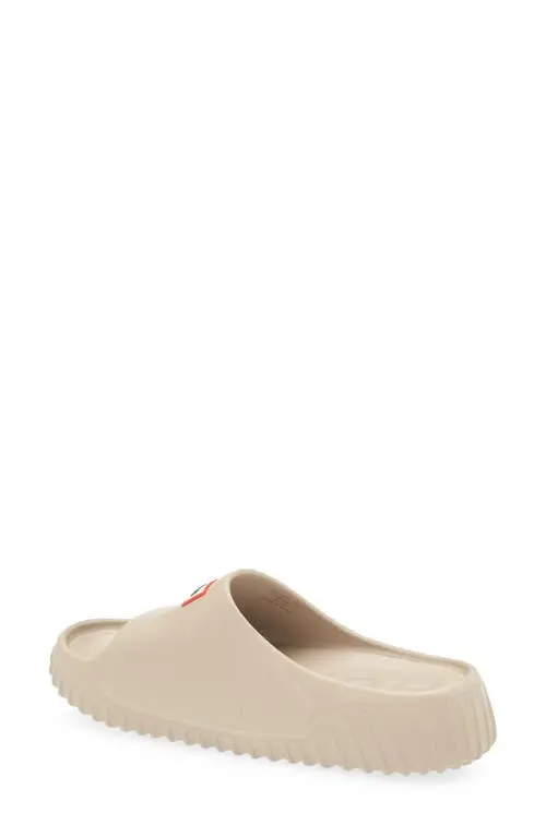 Hunter Faroe Platform Slide Sandal - Blush Beige