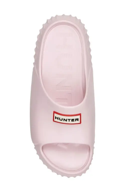 Hunter Faroe Platform Slide Sandal - Light Pink