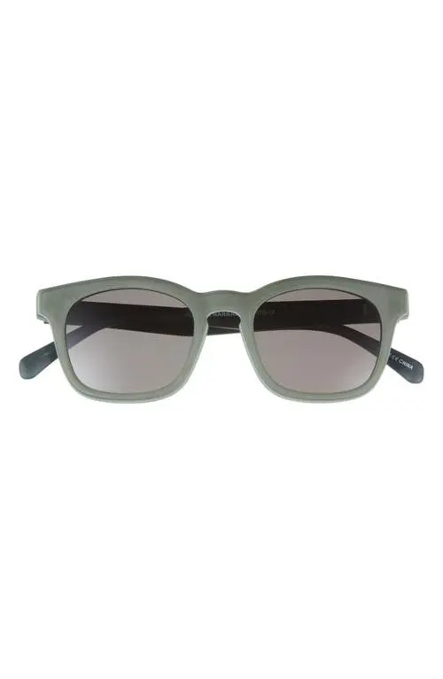 Eyebobs Humble Narrator 49mm Polarized Sunglasses - Matte Sage Green/ Grey