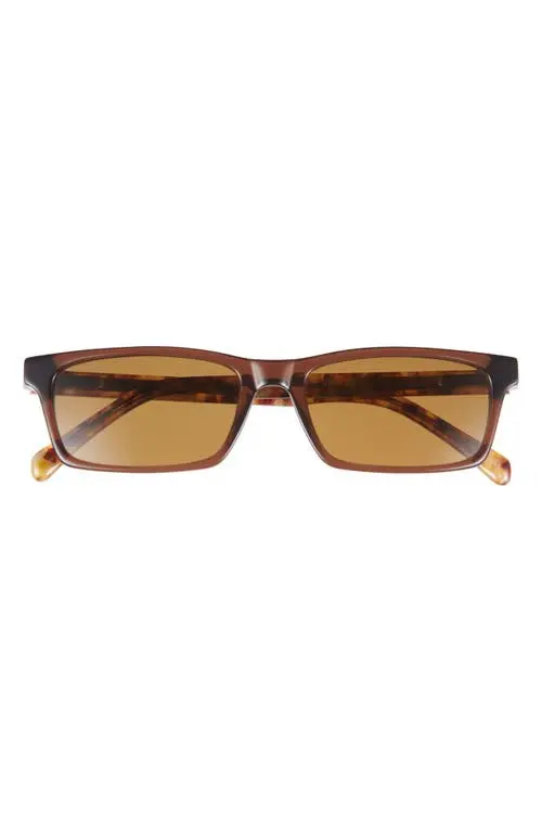 Eyebobs Number Cruncher 53mm Polarized Sunglasses - Hickory Brown Crystal/brown