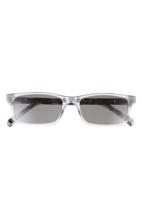 Eyebobs Number Cruncher 53mm Polarized Sunglasses - Smoke Grey /snow White /grey