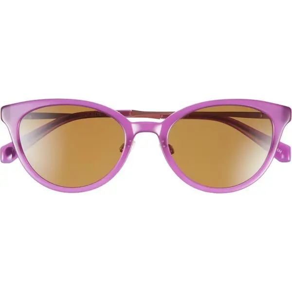 Eyebobs Statuette 51mm Cat Eye Sunglasses - Lollipop Purple / Brown