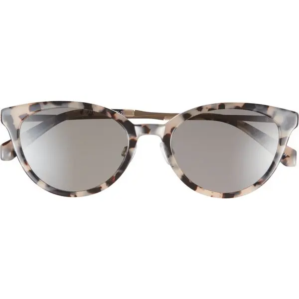 Eyebobs Statuette 51mm Cat Eye Sunglasses - Vanilla Chop / Grey