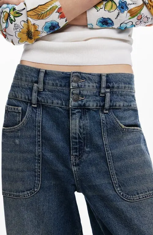 Desigual High-waist Boyfriend Jeans