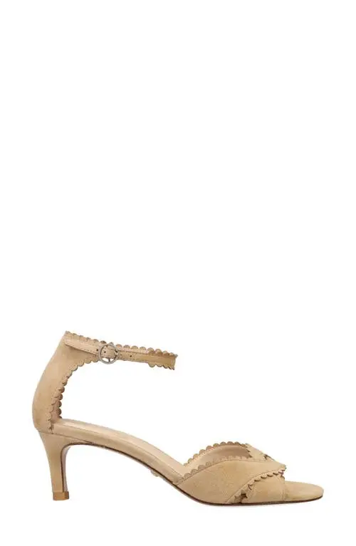 Pelle Moda Umelo Ankle Strap Sandals - Latte