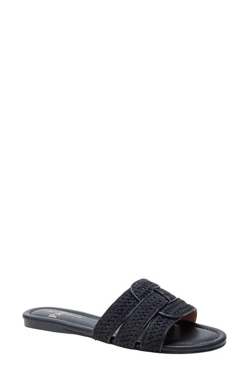 Linea Paolo Legacy Slide Sandals - Black