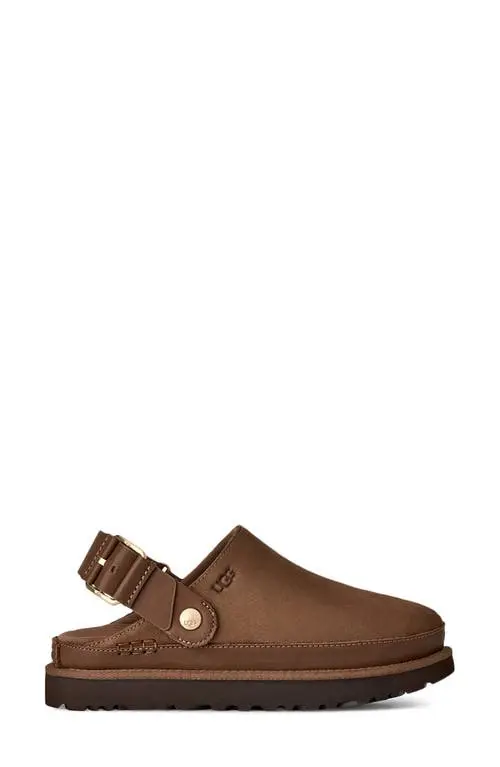 UGG Goldenstar Villa Clog - Dark Chestnut