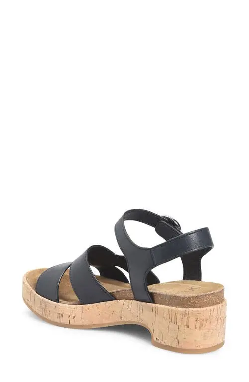 SOFFT Capri Ankle Strap Platform Sandal - Black