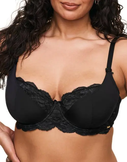 ADORE ME Vicky Unlined Full Coverage Bra - Black