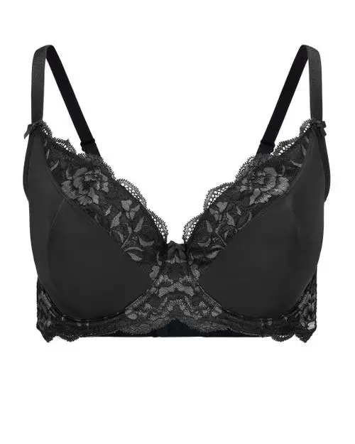 ADORE ME Vicky Unlined Full Coverage Bra - Black