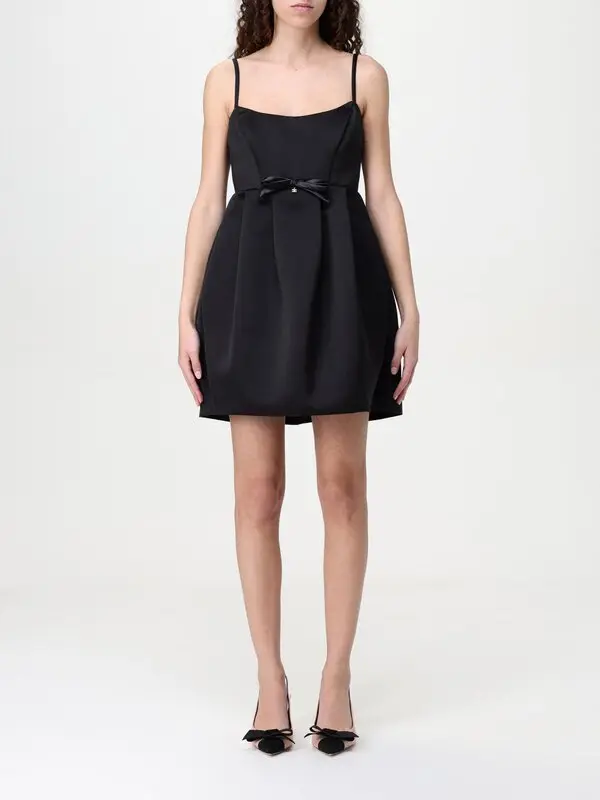 Elisabetta Franchi Mini Dress With Bow Detail