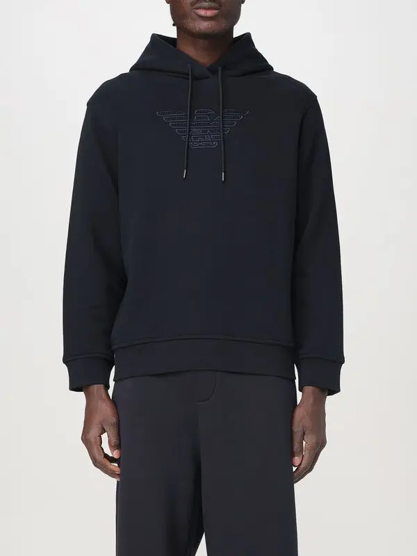 Emporio Armani Logo Detail Hoodie