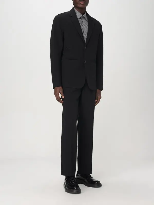 Emporio Armani Textured Trousers