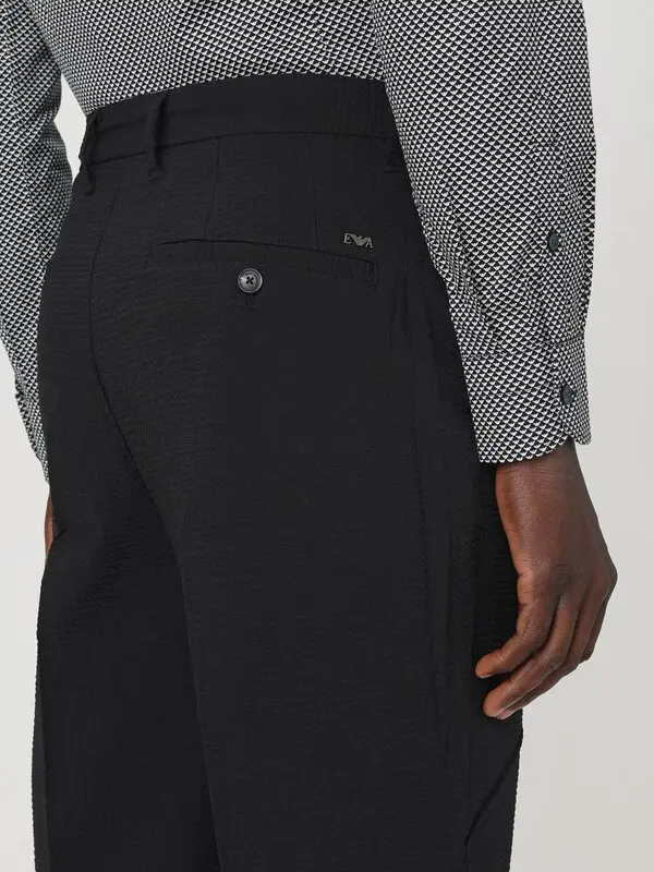 Emporio Armani Textured Trousers