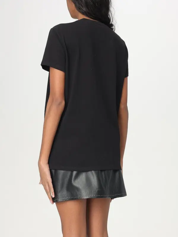Elisabetta Franchi Embellished T-shirt - Black