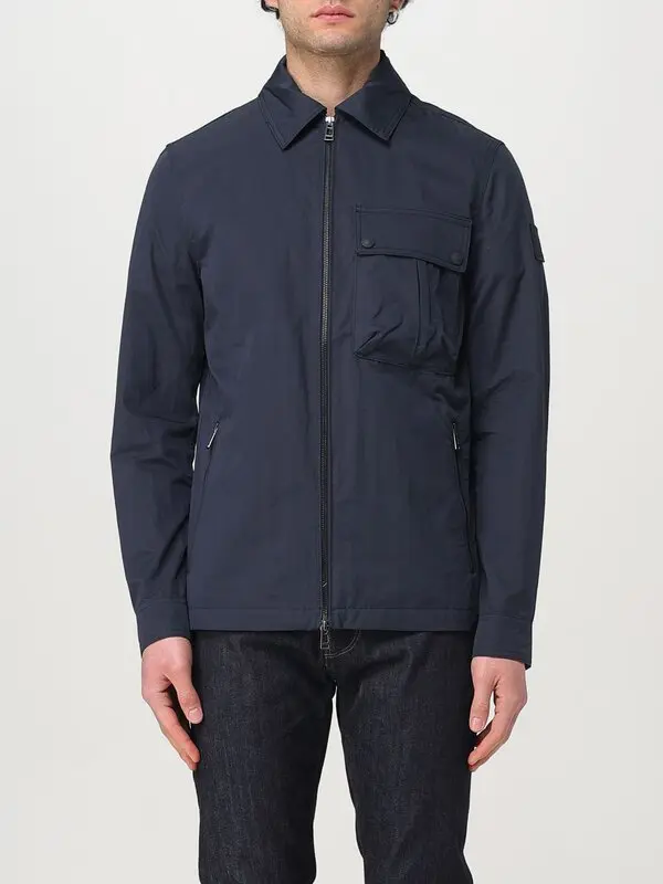 Belstaff Zip-up Jacket With Pocket Detail