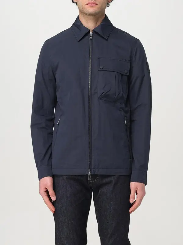 Belstaff Zip-up Jacket With Pocket Detail