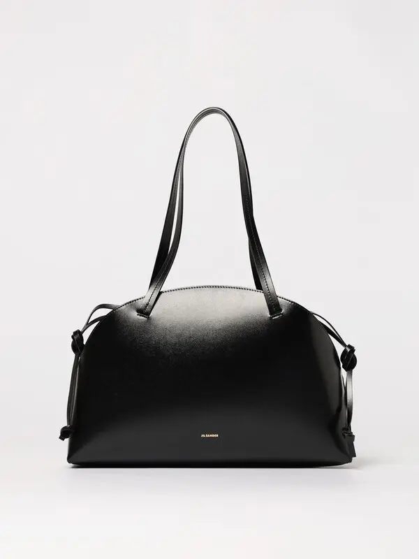Jil Sander Curve Shoulder Bag - Black - 45% Off | Editorialist