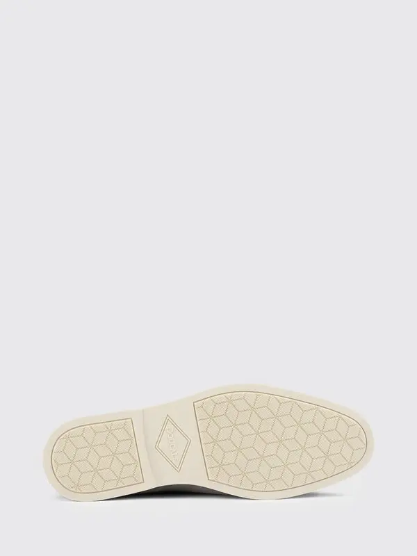 DOUCAL'S Suede Loafers With Round Toe - Grey