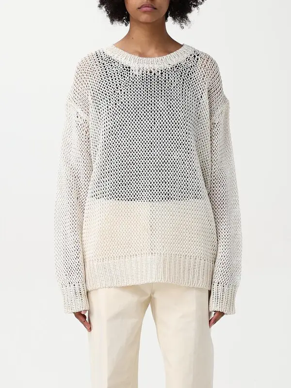 JIL SANDER Textured Knit Sweater - White