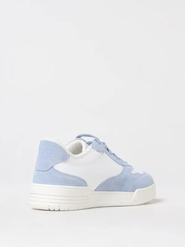 Moschino Lace-up Sneakers - Gnawed Blue