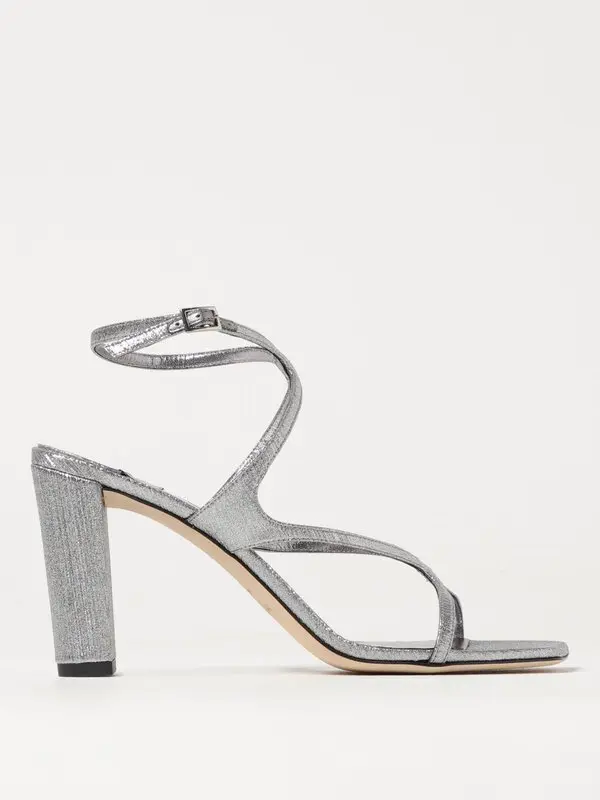 JIMMY CHOO Heeled Sandal - Silver