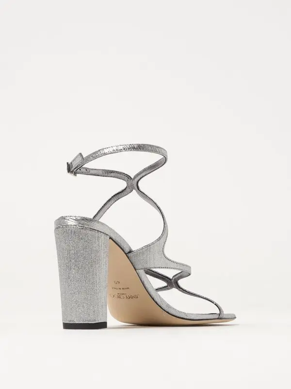 JIMMY CHOO Heeled Sandal - Silver
