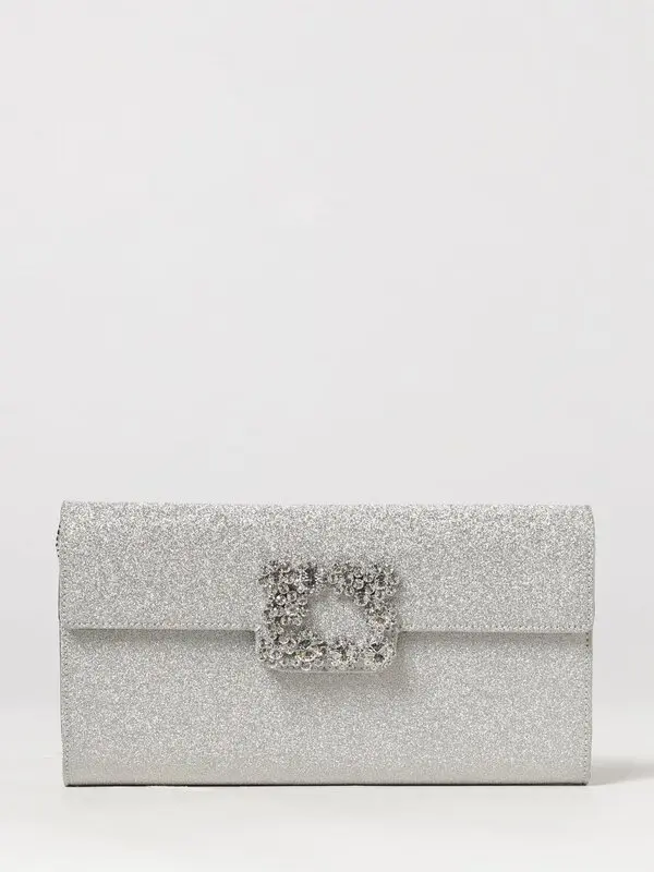 ROGER VIVIER Evening Clutch - Silver