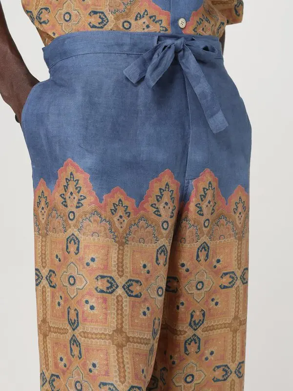 Valentino Garavani Printed Wide Leg Trousers