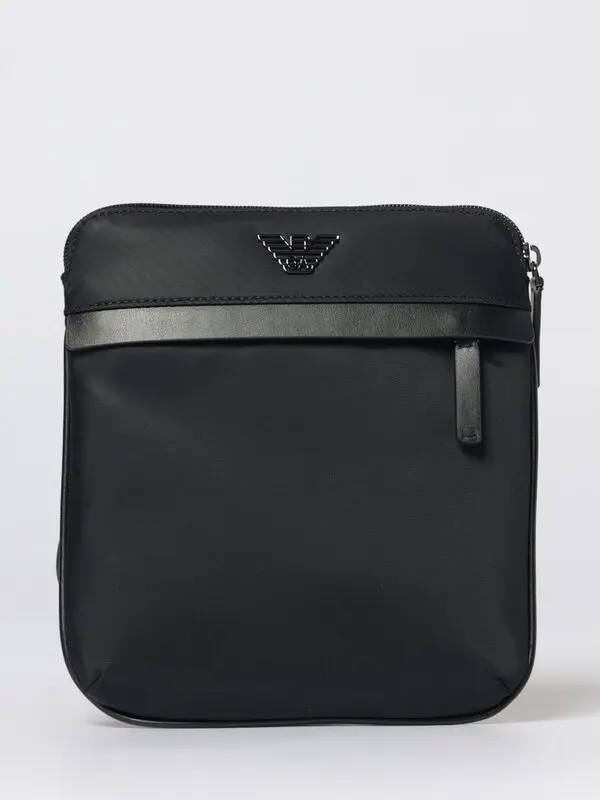 Emporio Armani Nylon Shoulder Bag - Black