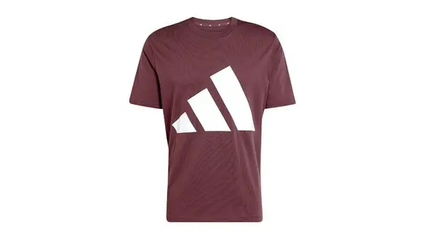 Adidas Essentials Big Logo Tee Shirt - Aurora Ruby/brown