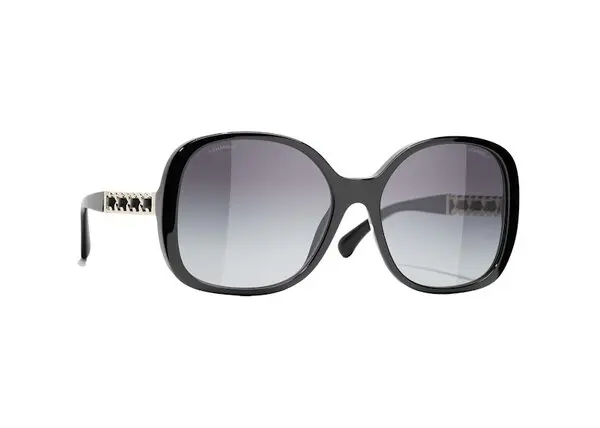 Chanel Square Sunglasses - Black (5470q C622/s6)