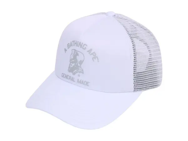 BAPE General Mesh Cap - White
