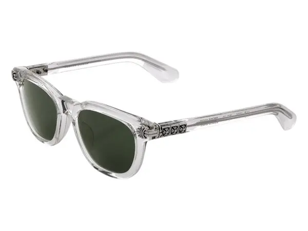 Chrome Hearts Smoke Show Sunglasses - Crystal Dark Geen