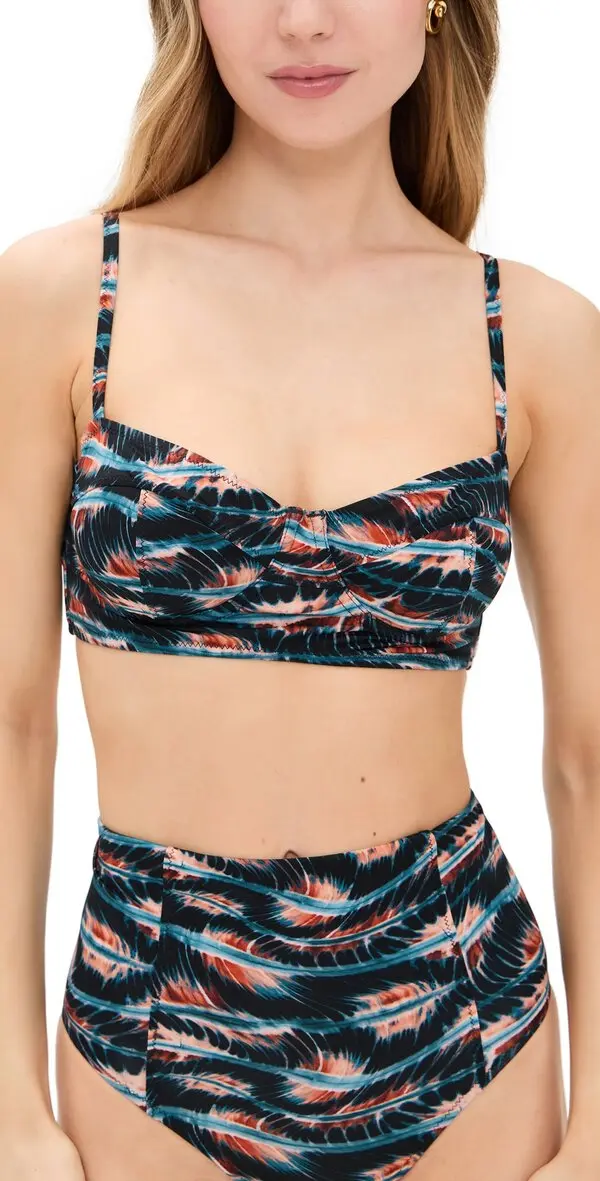 Ulla Johnson Zahara Bikini Top - Lazuli