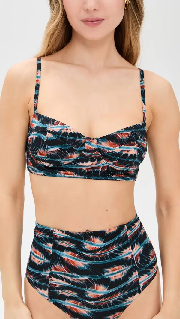 Ulla Johnson Zahara Bikini Top - Lazuli