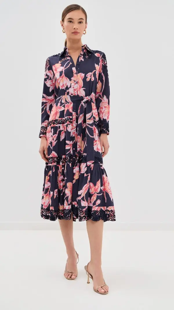 Figue Molly Floral Print Dress