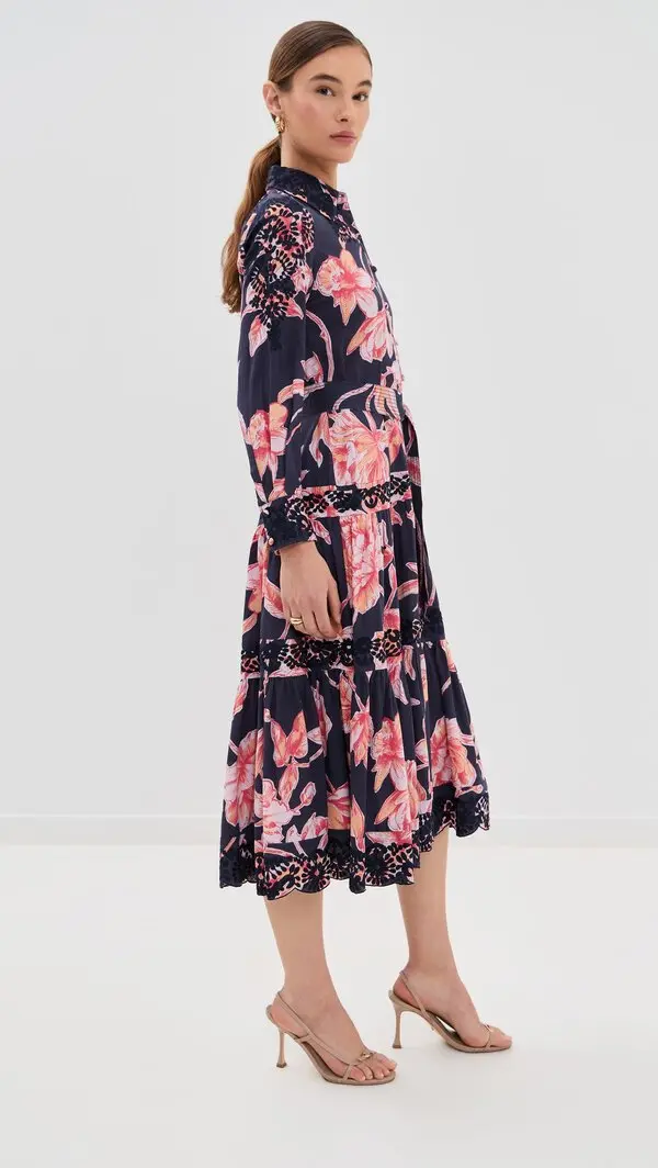 Figue Molly Floral Print Dress