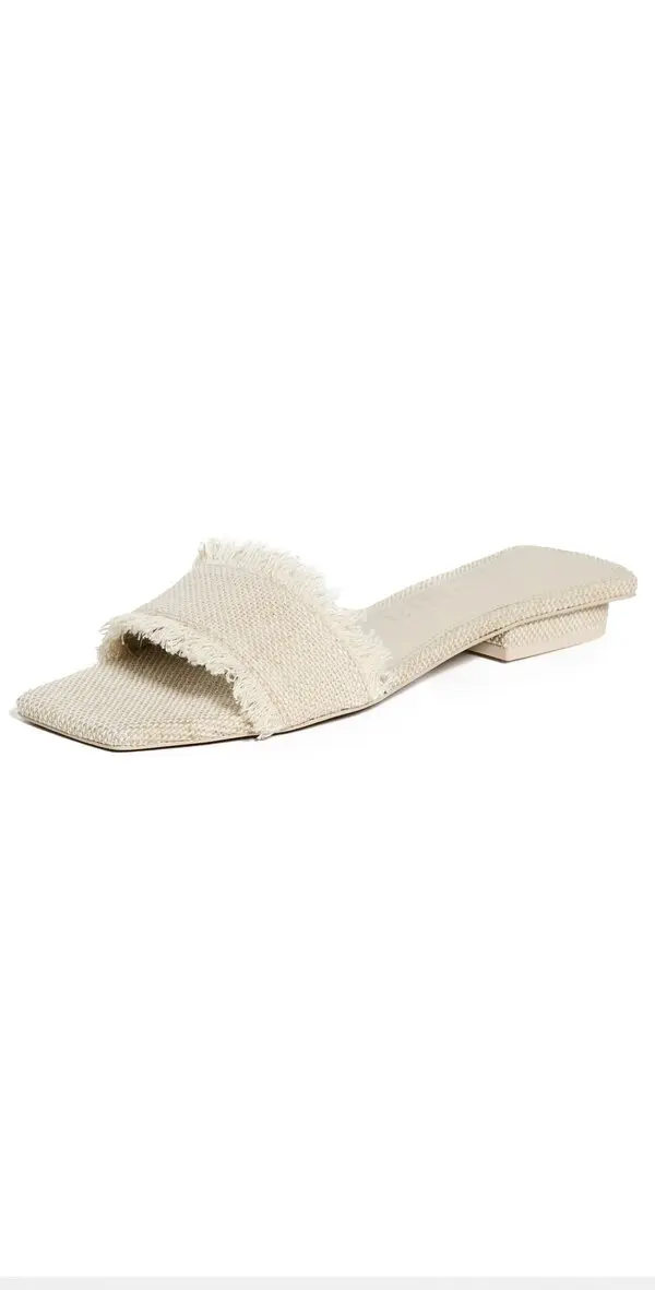 Cult Gaia Maya Raffia Sandals - Natural