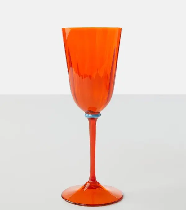 La DoubleJ Rainbow Set Of 8 Wine Glasses - Multicoloured