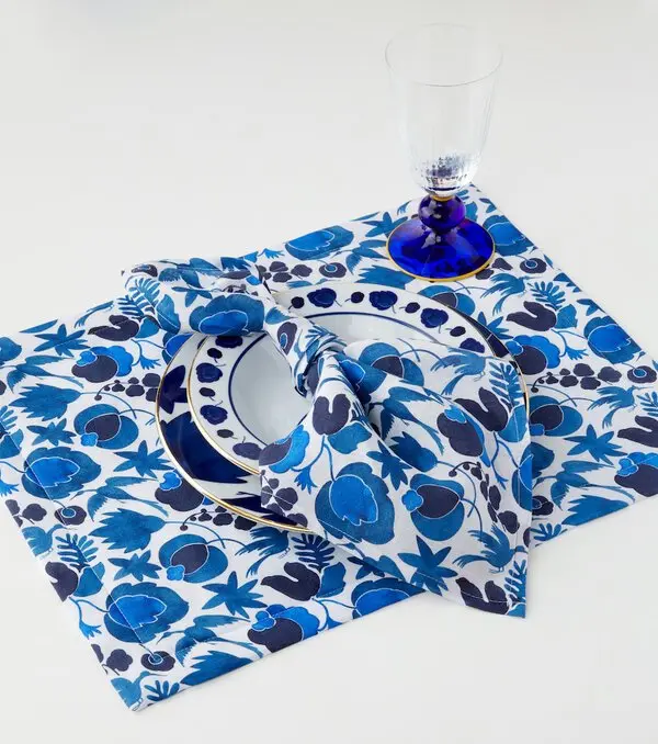 La DoubleJ Wildbird Set Of 2 Placemats - Multicoloured